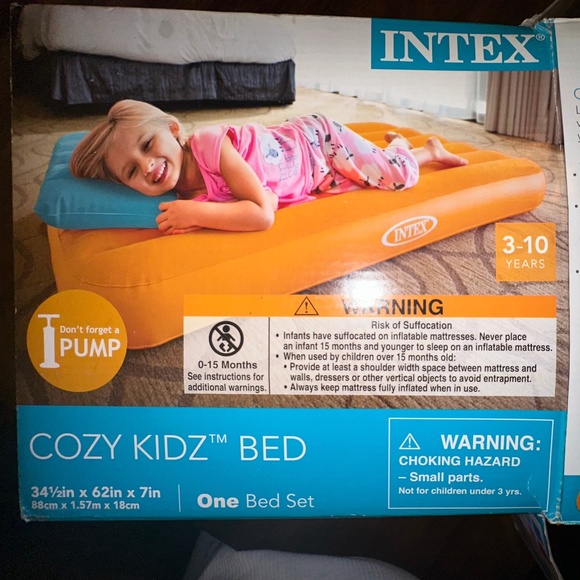 Intex | Other | Intex Cozy Kidz Inflatable Air Bed | Poshmark